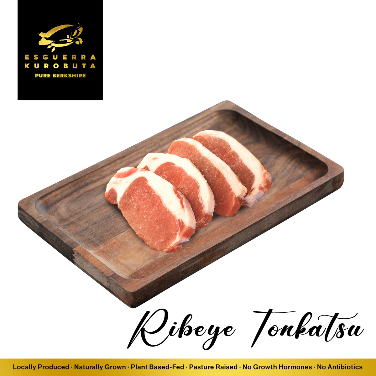 Ribeye Tonkatsu 4's (500-550g) – Esguerra Kurobuta