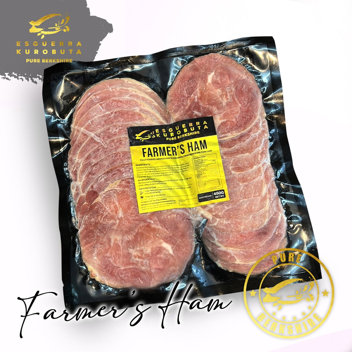 Farmer's Ham Slices (450g) – Esguerra Kurobuta