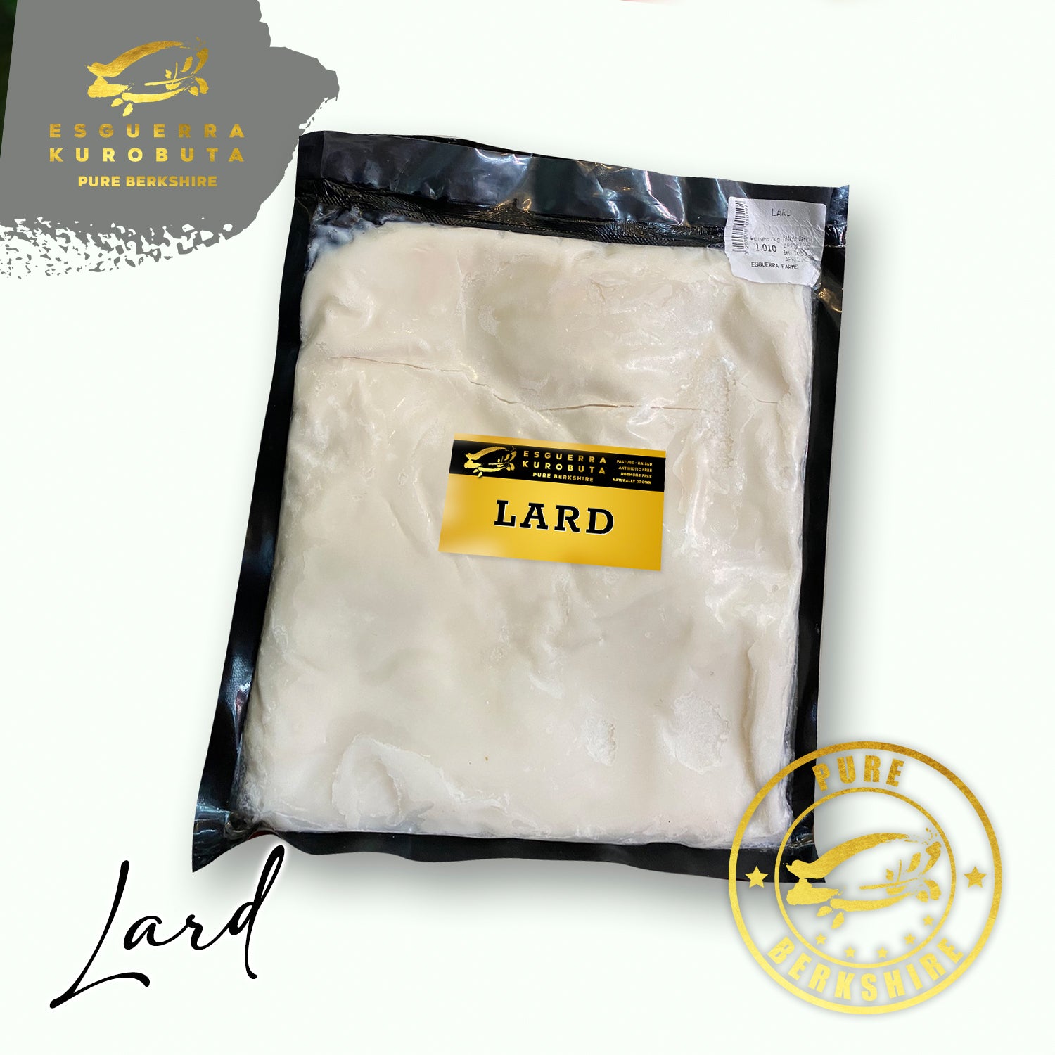 Lard Plain 1kg – Esguerra Kurobuta